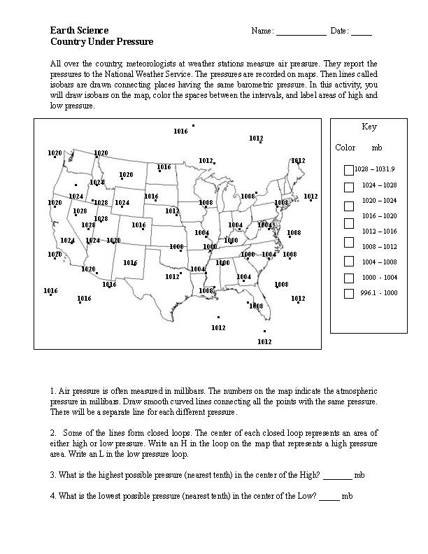 Country Under Pressure - Isobar Map - Classful