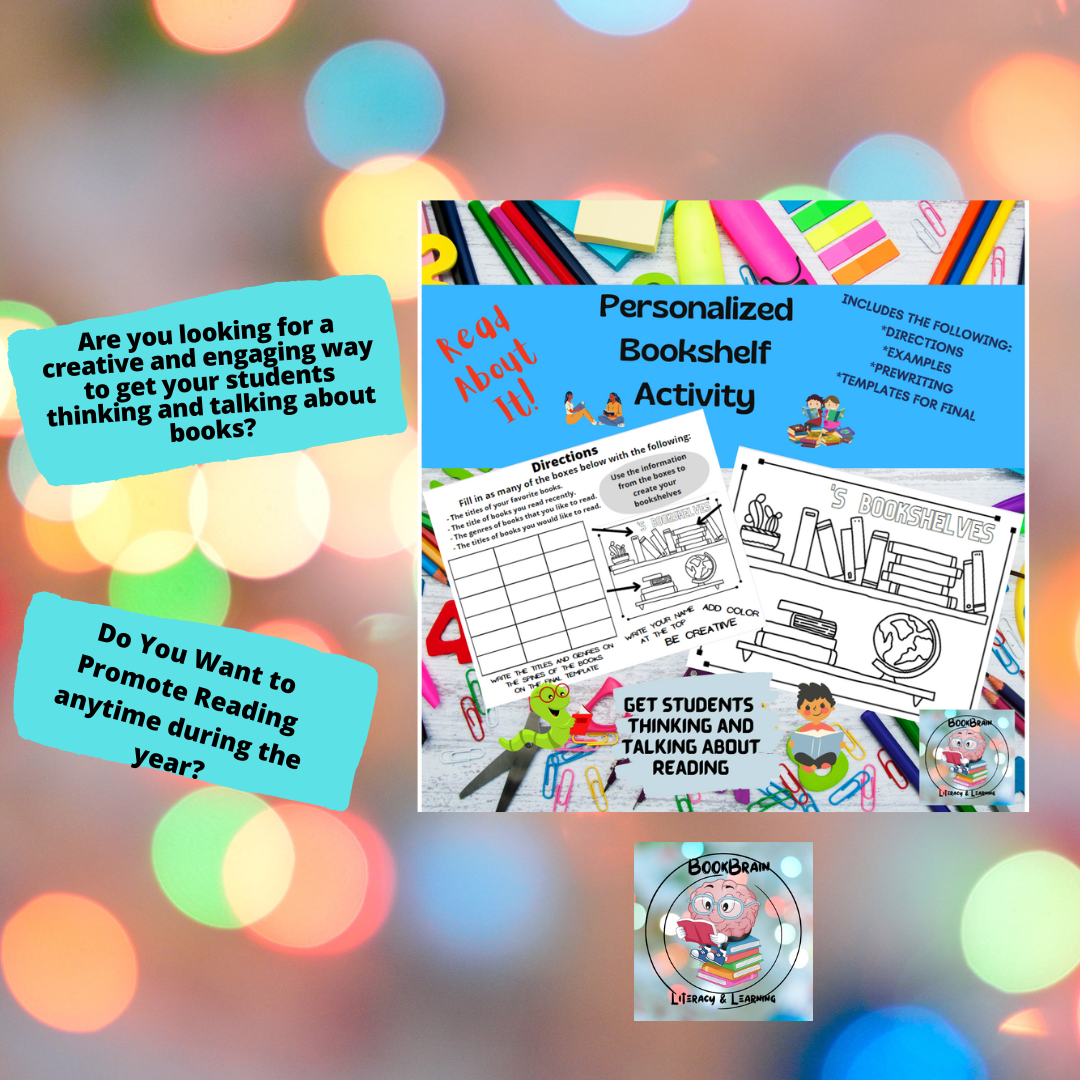 Personalized Bookshelves Activity - Classful