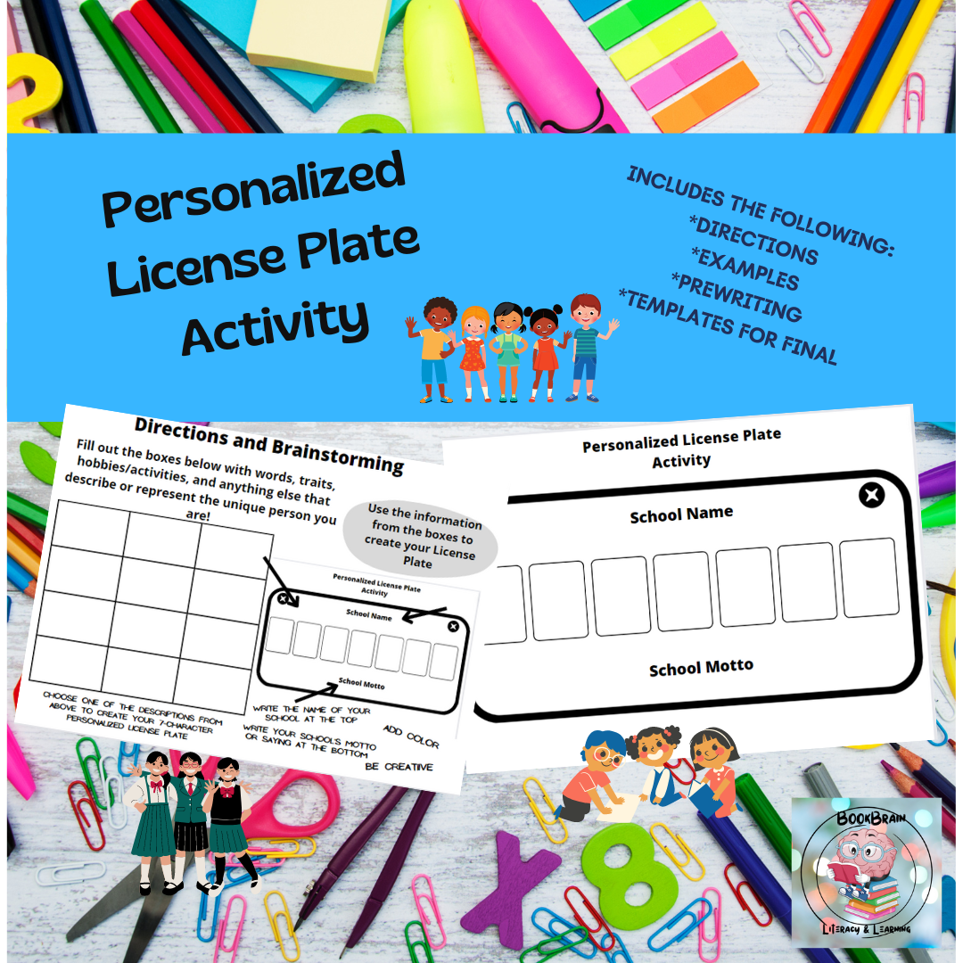 Personalized License Plate Activity