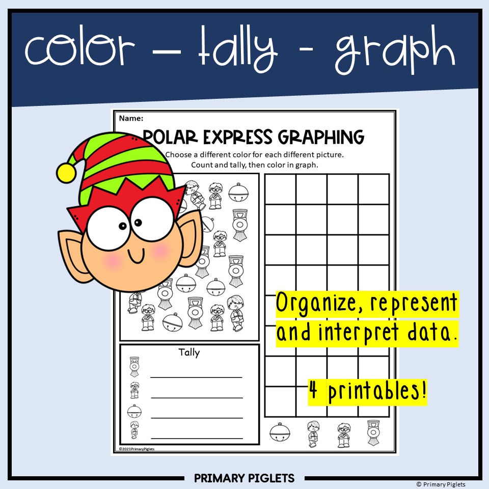 POLAR EXPRESS CHRISTMAS MATH GRAPHING ACTIVITIES - Classful