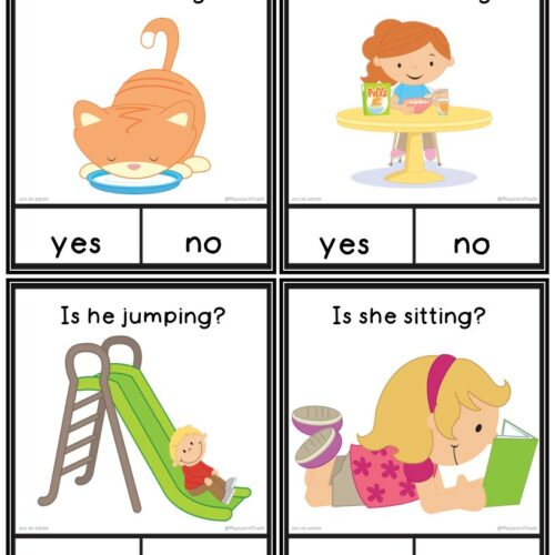 Yes No Questions Action Verbs Autism - Classful
