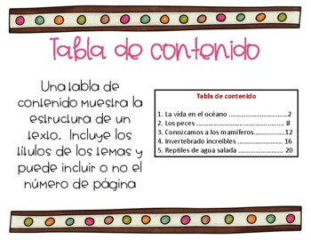 Elementos del texto informativo - Classful