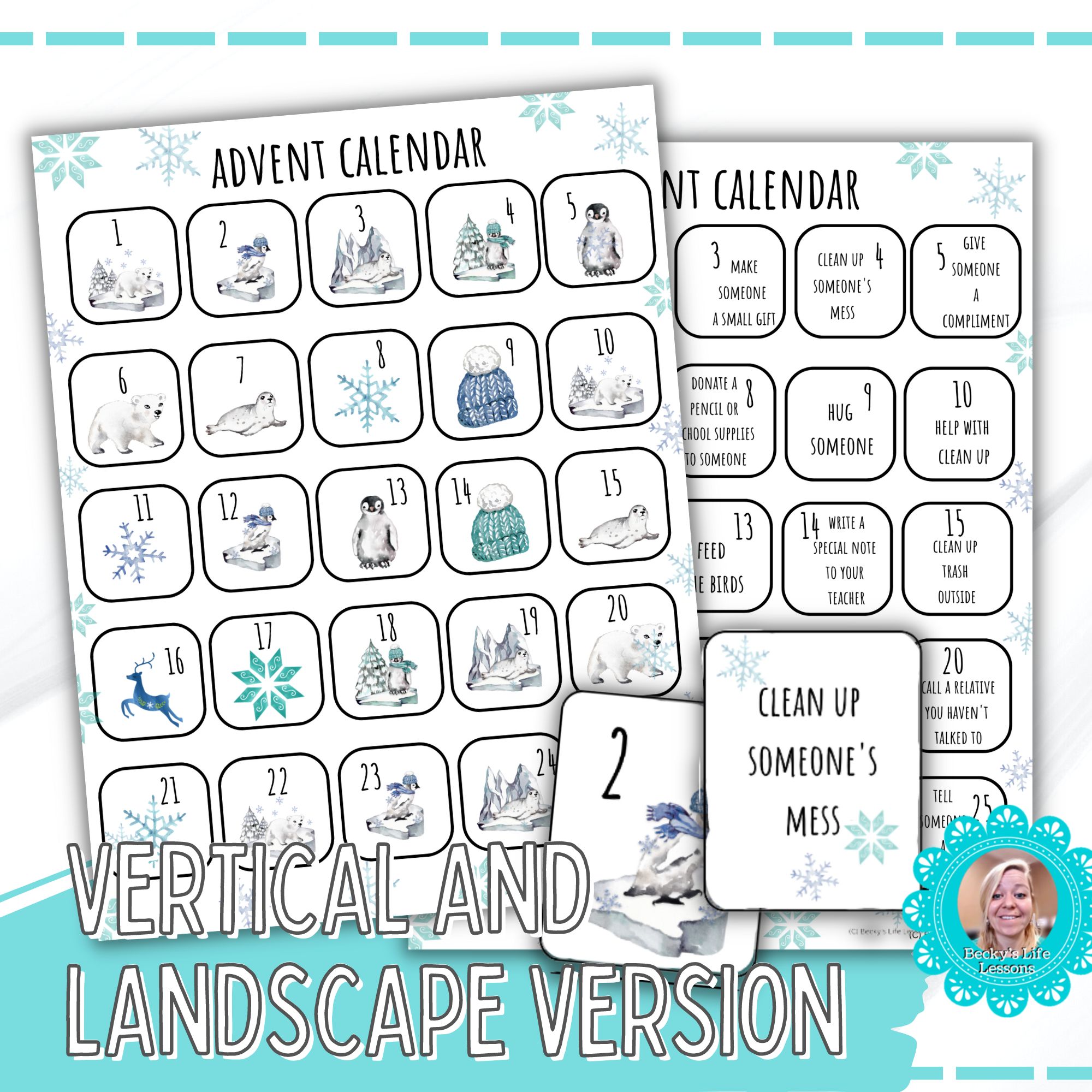 Christmas Kindness Countdown- An Advent Calendar for Your Classroom ...