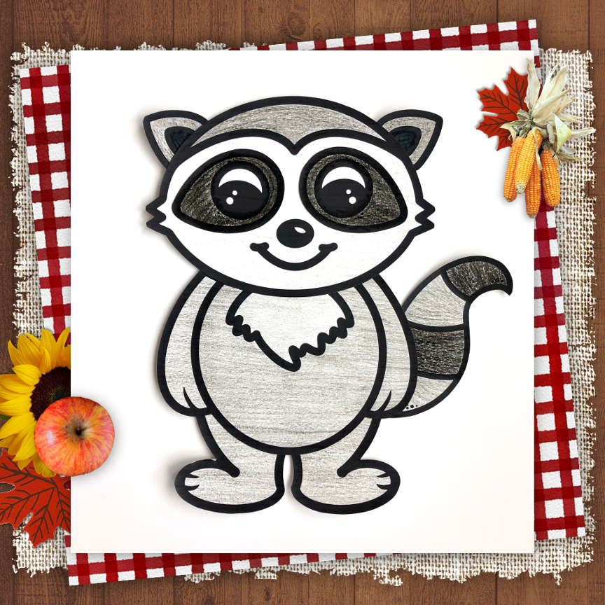 Raccoon Craft | Forest Woodland Animal Craft - Classful