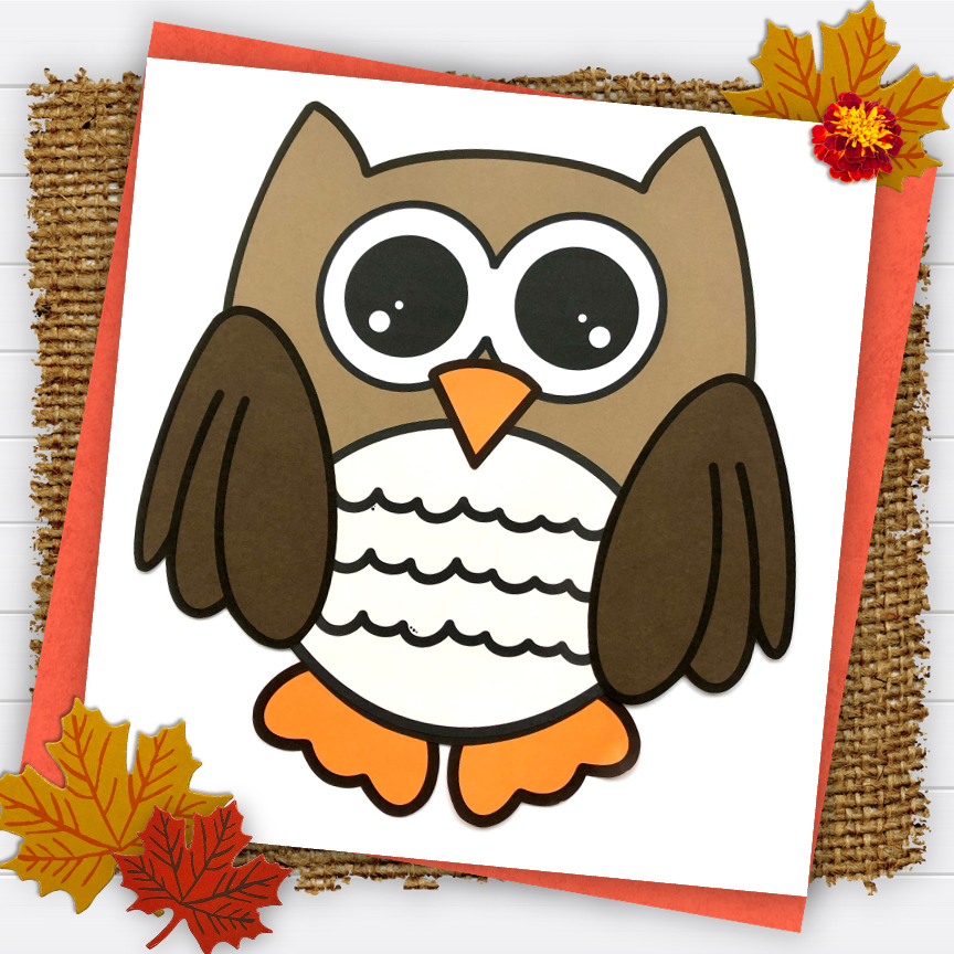 Owl Craft | Forest Woodland Animal Craft | Fall Craft - Classful