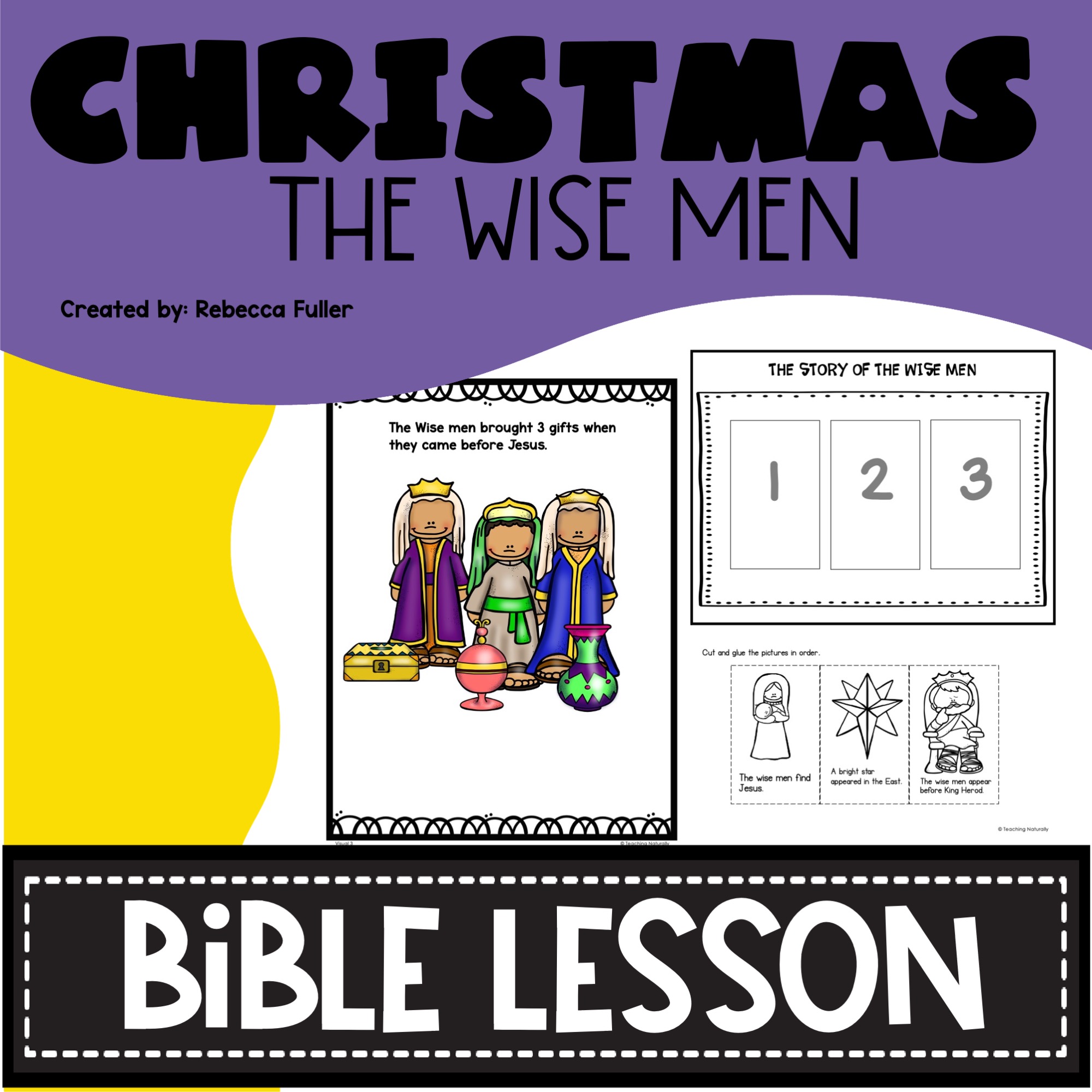Wise Men Christmas Bible Lesson Preschool Kindergarten - Classful