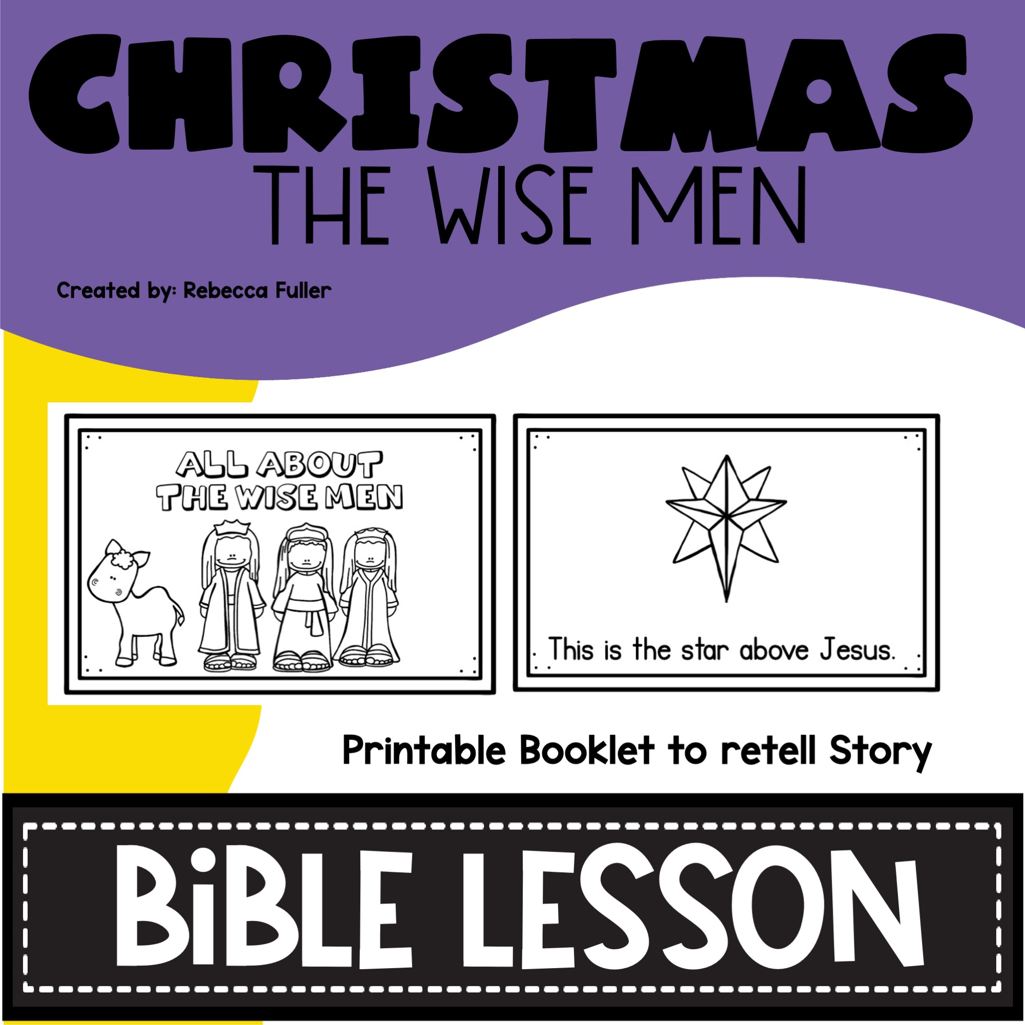 Wise Men Christmas Bible Lesson Preschool Kindergarten - Classful