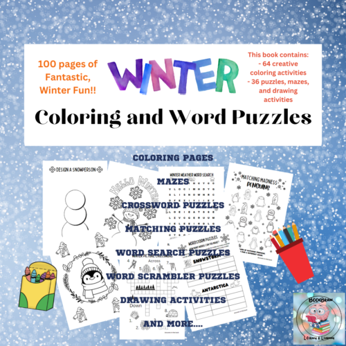 Winter Coloring and Activity Pages - Classful