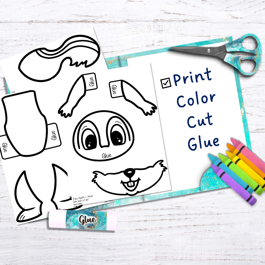 Chipmunk Craft | Forest Woodland Animal Craft | Fall Craft - Classful