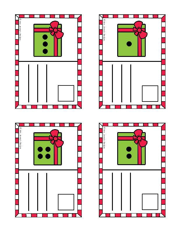 Christmas Santa Letter Post Office Matching Activity - Classful