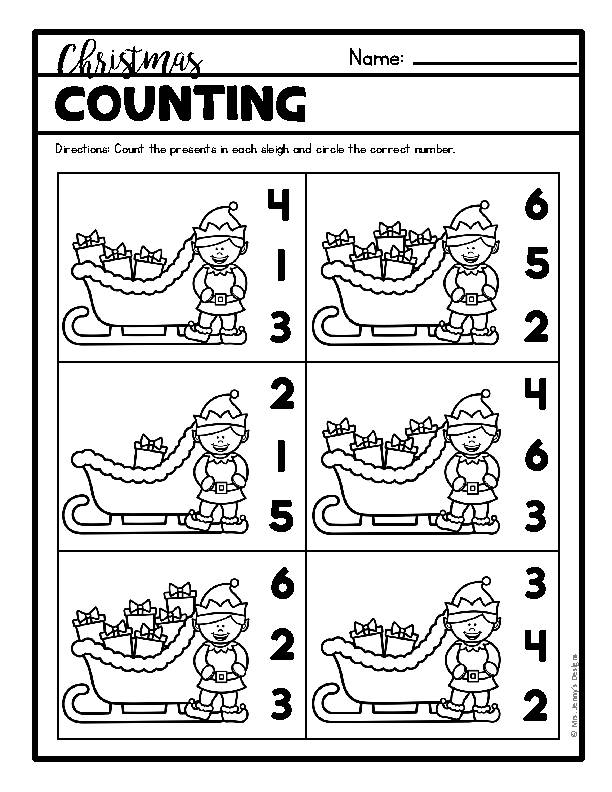 25 Christmas No Prep Worksheets & Activities for Preschool and ...