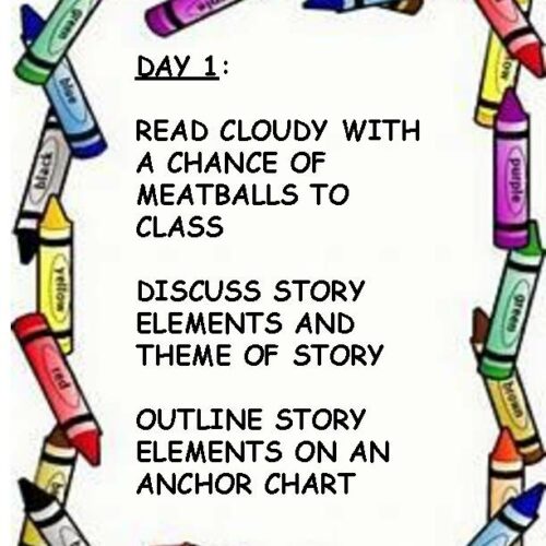 CLOUDY WITH A CHANCE OF MEATBALLS READING & ACTIVITIES GUIDE - Classful