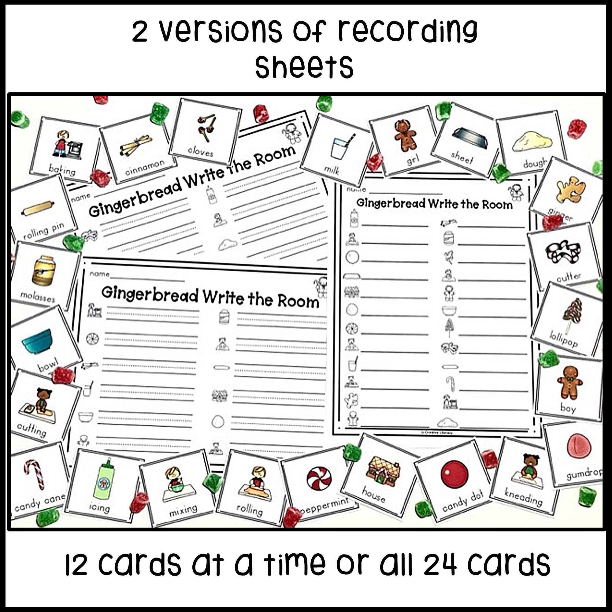 Gingerbread Write the Room Activity - Classful