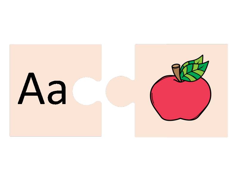 Phonics and Reading- Letter Keyword Sound Alphabet Puzzle - Classful