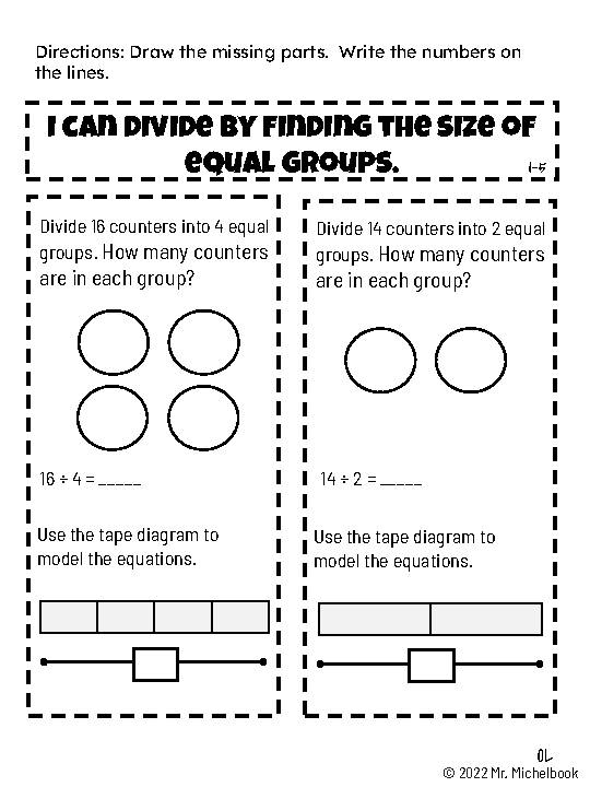 Division Interactive Notebooks / Journals - Classful