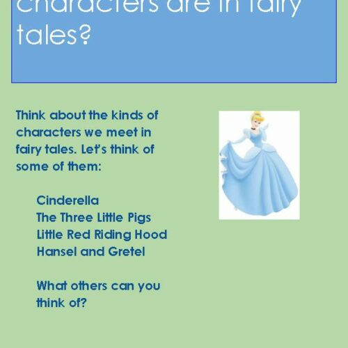 FAIRY TALE WRITING UNIT- FROM IDEA TO PUBLICATION - Classful