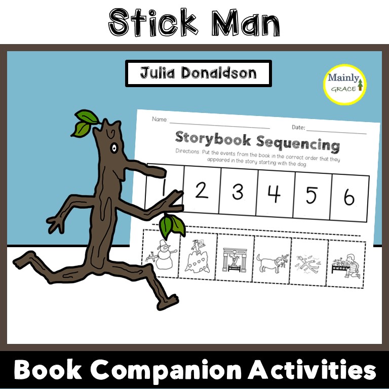 Stick Man- Book Companion Activities for Elementary and Adapted Special ...