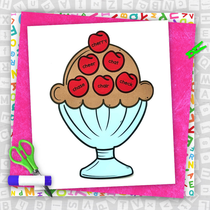 CH Digraph Craft | Chocolate Cherry Sundae - Classful