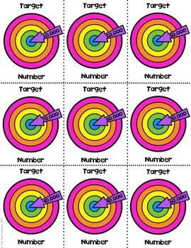 Math Centers (Place Value Practice Game) - Classful