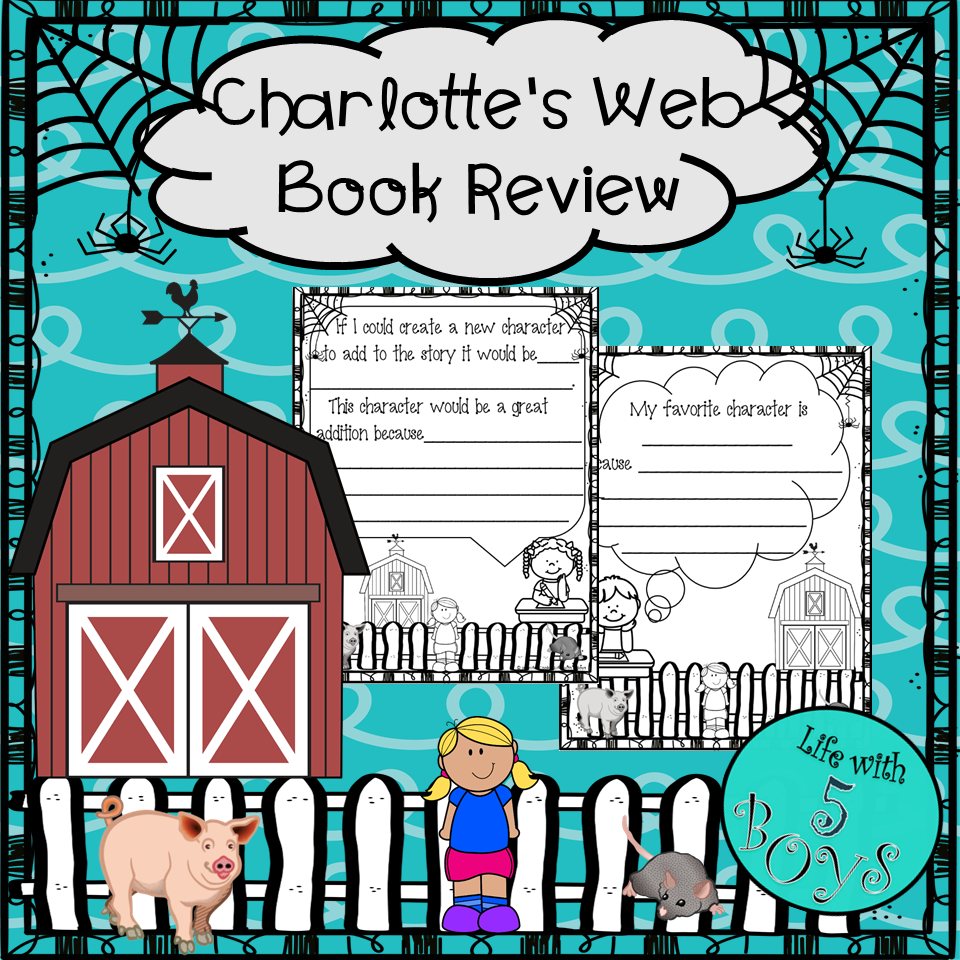 Charlotte's Web Activities Book Review - Classful