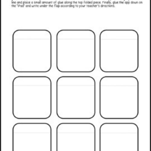 IPad Craftivity Template Printable & Digital for any concept - Classful