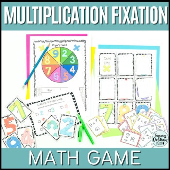 Multiplication Fact Fluency Practice Game for Multiplication Math ...