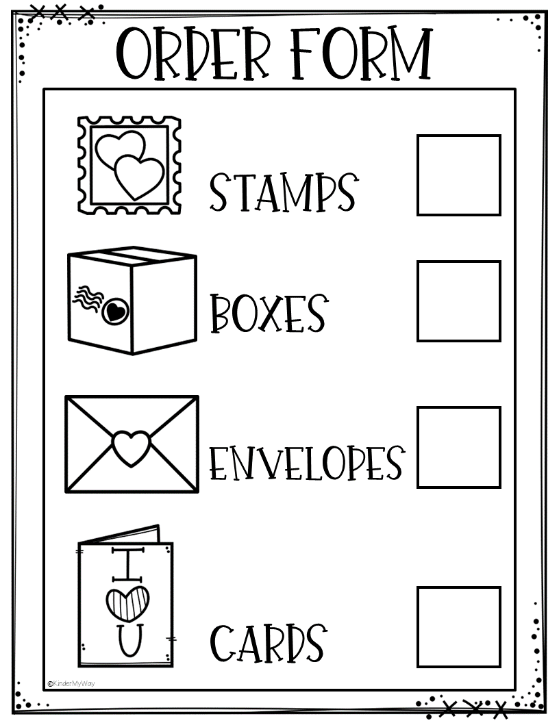 Valentine's Day Post Office Dramatic Play - Classful