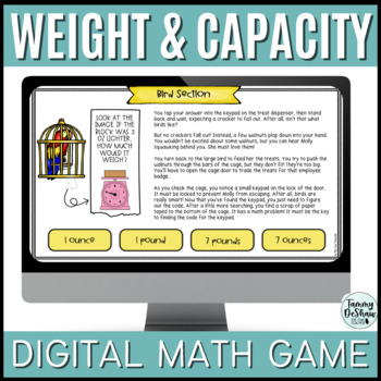 Measuring & Estimating Mass & Volume Math Quest (3.MD.2) - Classful