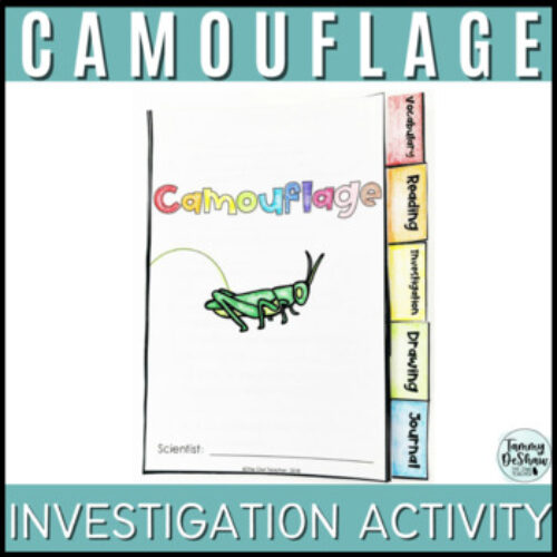 Camouflage | Adaptations | Investigation Booklet | Printable & Digital ...