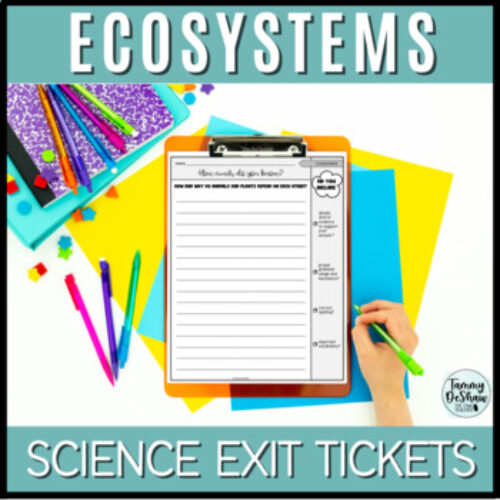 Ecosystems Science Writing Prompts - Classful