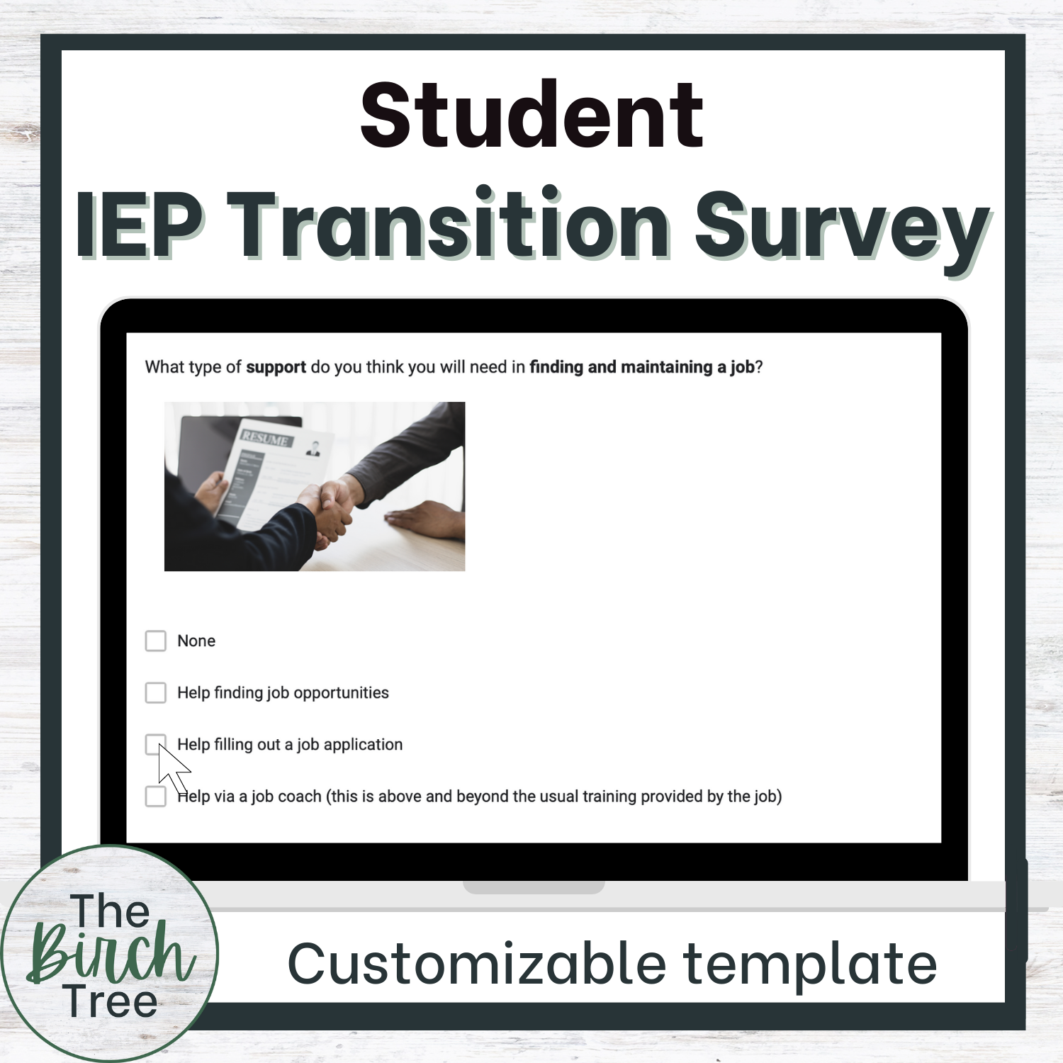 Student IEP Transition Survey - Classful