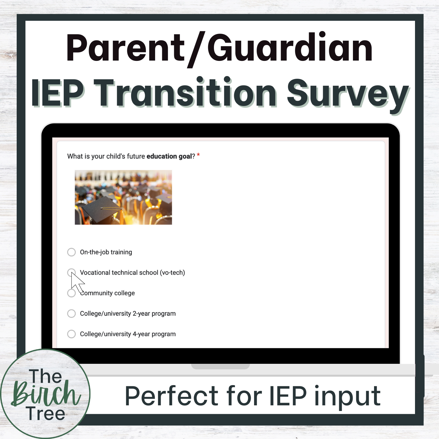 Parent Guardian IEP Transition Survey - Classful