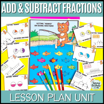 Adding & Subtracting Fractions with Like Denominators Lessons Math ...