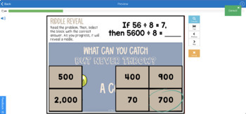 Division with Multiples of 10 Dividing by Multiples of Ten Boom Cards ...