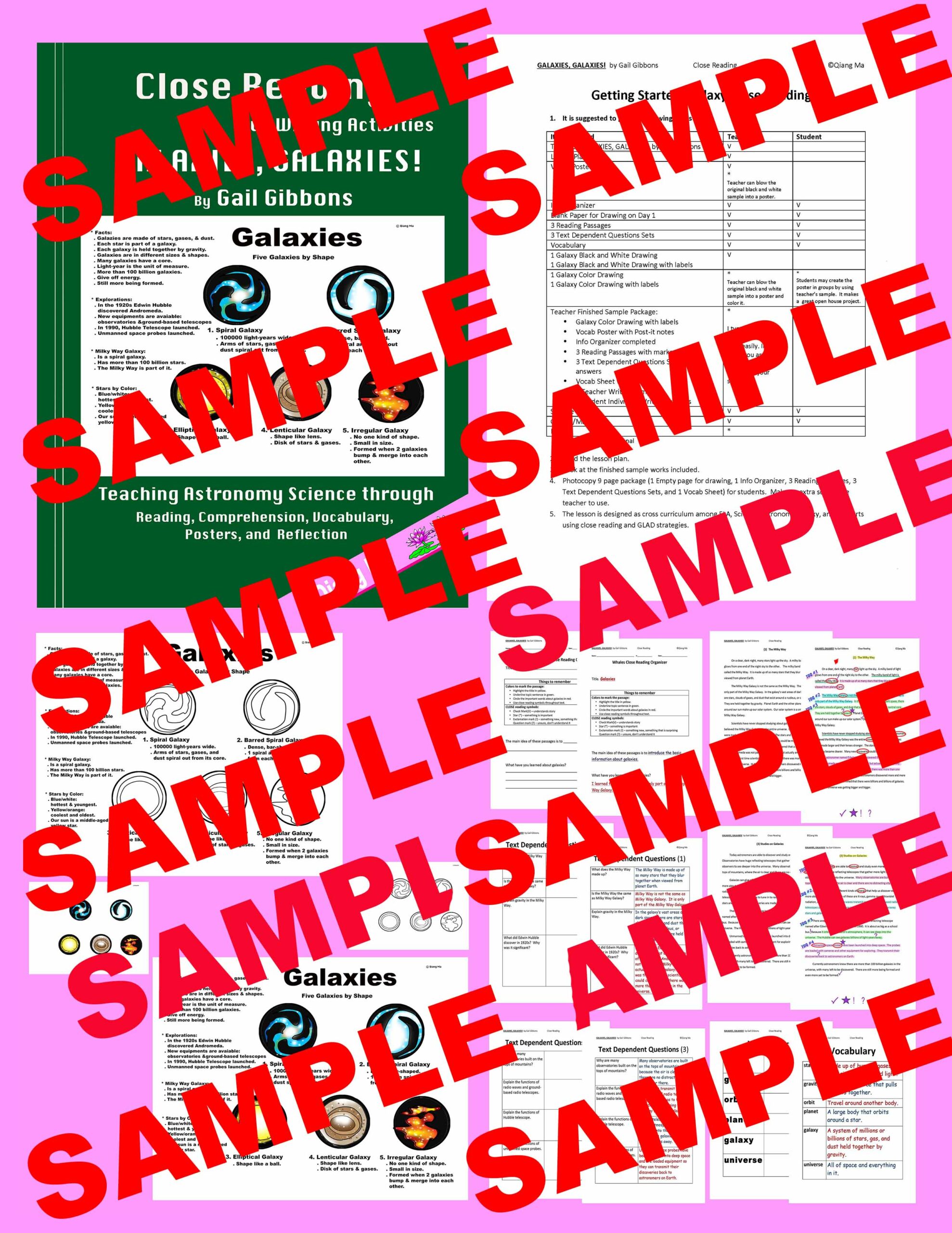 Close Reading- Astronomy Unit - Classful