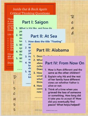 Inside Out and Back Again Bundle- WebQuest and Discussion Questions ...