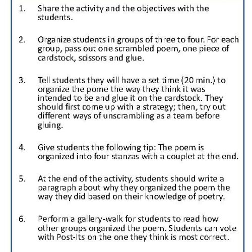 Inside Out & Back Again Fun Poem Scramble- Early Monsoon - Classful