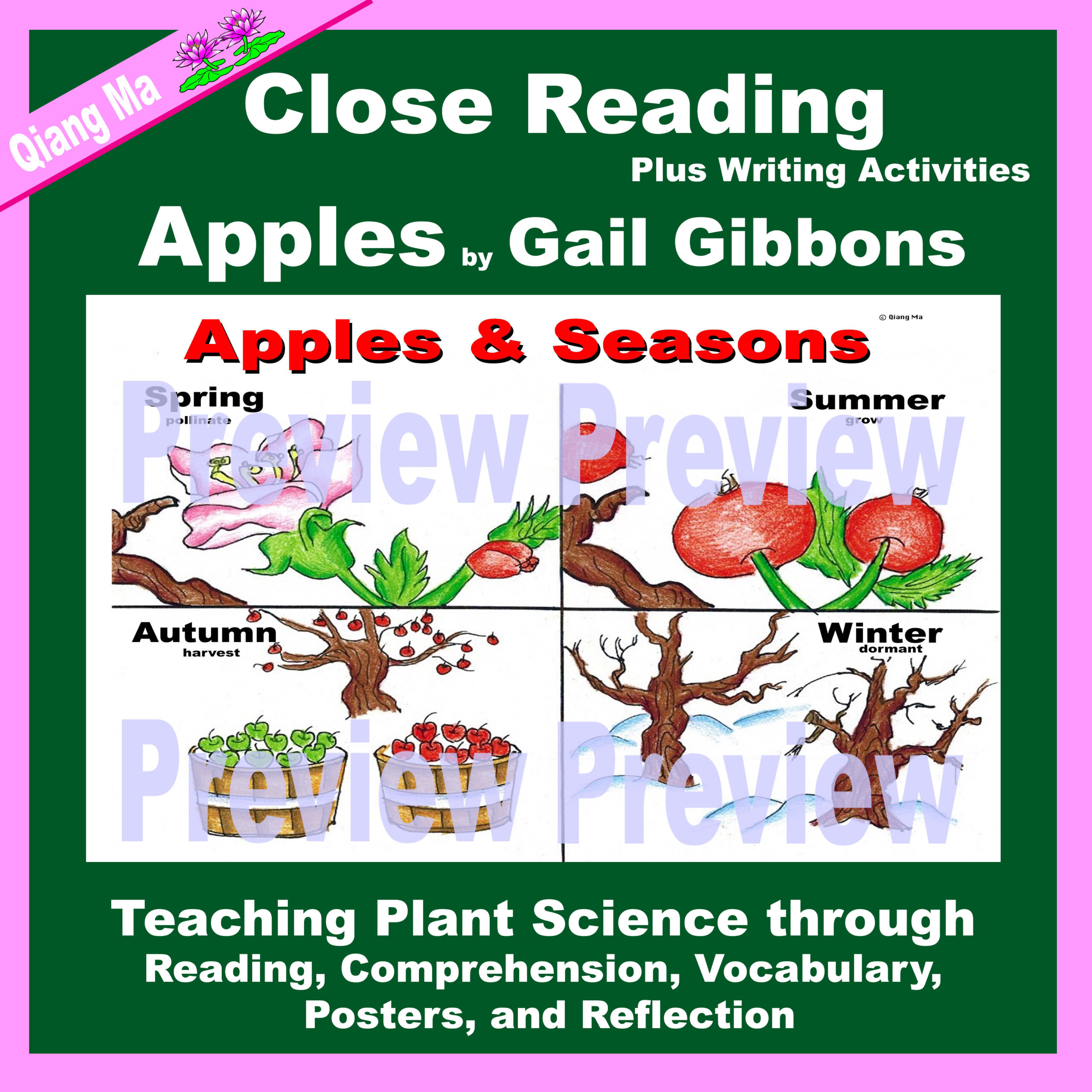 Close Reading- Apples by Gail Gibbons - Classful