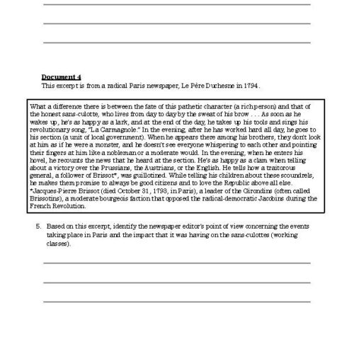 French Revolution- CRQ - Classful