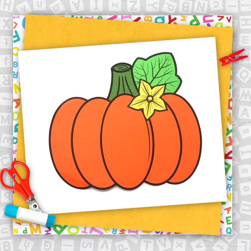 Pumpkin Craft | Fall Craft | New Hampshire and Texas State Symbols ...