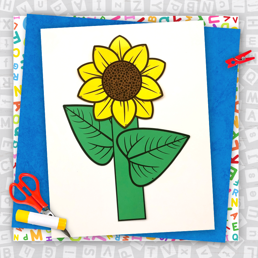 Sunflower Craft | Summer Craft | Fall Craft | Kansas State Symbols ...