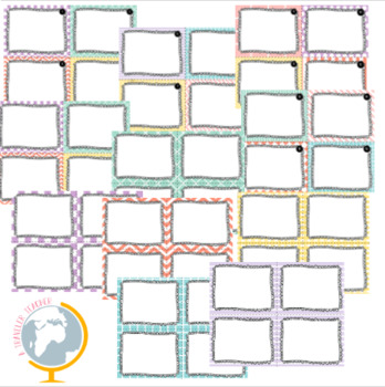 Task Cards Formats Pastel Set - Classful