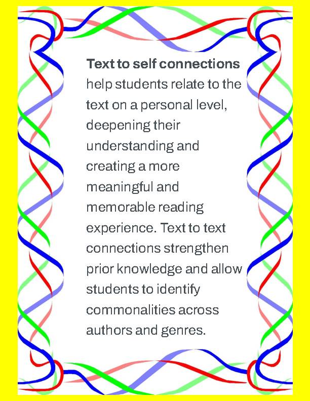 MAKING TEXT-TO-SELF CONNECTIONS WHILE READING - Classful