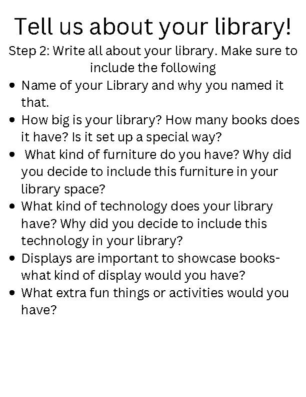 PBL Design your own Library Project for Elementary - Classful