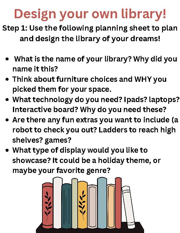 PBL Design your own Library Project for Elementary - Classful