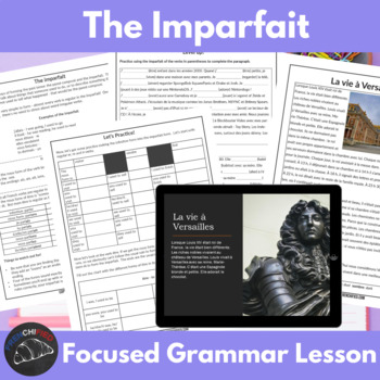 French grammar lesson - the Imparfait - Classful