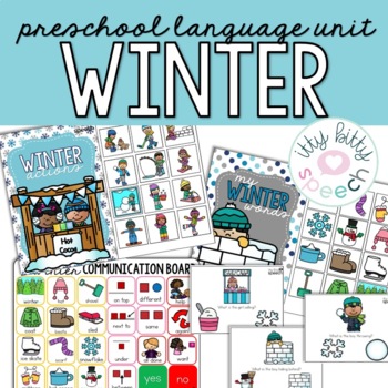 Winter Interactive Language Unit for Speech Therapy - Classful