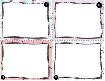 Task Cards Format Cheerful Set - Classful