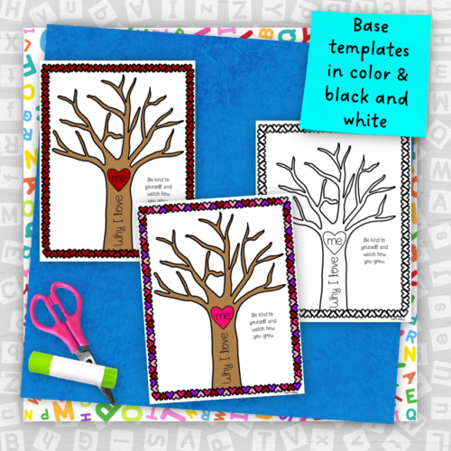 I Love Me Tree Craft | Growth Mindset Craft | SEL Craft - Classful