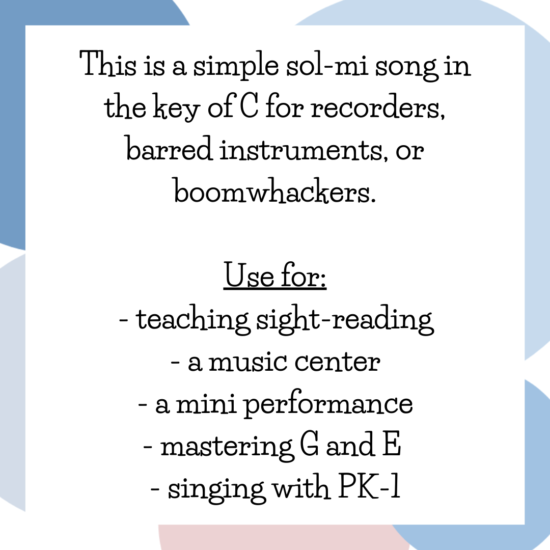 Sol Mi Recorder Song - Winter Music Activity - Sledding - Classful